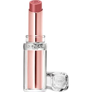 l'oreal paris glow paradise hydrating balm-in-lipstick with pomegranate extract, nude heaven, 0.1 oz