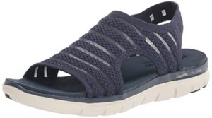 skechers women's sporty sandal sport, navy, 11