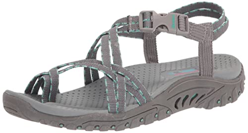 Skechers Women's Sporty Sandal Sport, Gray, 8