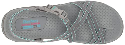 Skechers Women's Sporty Sandal Sport, Gray, 8