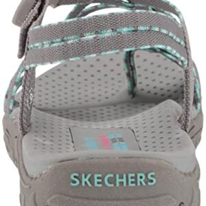 Skechers Women's Sporty Sandal Sport, Gray, 8