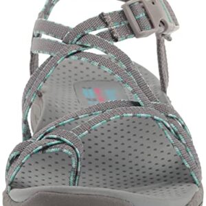 Skechers Women's Sporty Sandal Sport, Gray, 8