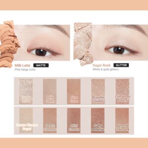 ETUDE Play Color Eyes #Bakehouse (21AD) | | Vivid 10 Color Eye Shadow Palette with Soft Texture and Daily Deep Coffee Colors | Eyes Makeup | Kbeauty