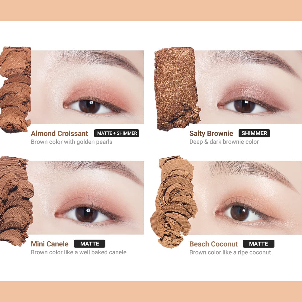 ETUDE Play Color Eyes #Bakehouse (21AD) | | Vivid 10 Color Eye Shadow Palette with Soft Texture and Daily Deep Coffee Colors | Eyes Makeup | Kbeauty