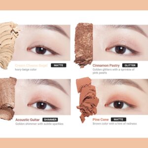 ETUDE Play Color Eyes #Bakehouse (21AD) | | Vivid 10 Color Eye Shadow Palette with Soft Texture and Daily Deep Coffee Colors | Eyes Makeup | Kbeauty