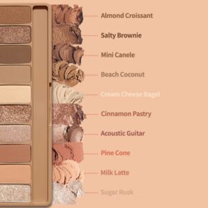 ETUDE Play Color Eyes #Bakehouse (21AD) | | Vivid 10 Color Eye Shadow Palette with Soft Texture and Daily Deep Coffee Colors | Eyes Makeup | Kbeauty