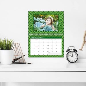 2024 Photo Frame Wall Spiral-bound Calendar (Add Your Own Photos) - 12 Months Desktop/Wall Calendar/Planner - (Edition #06)