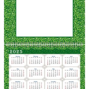 2024 Photo Frame Wall Spiral-bound Calendar (Add Your Own Photos) - 12 Months Desktop/Wall Calendar/Planner - (Edition #06)