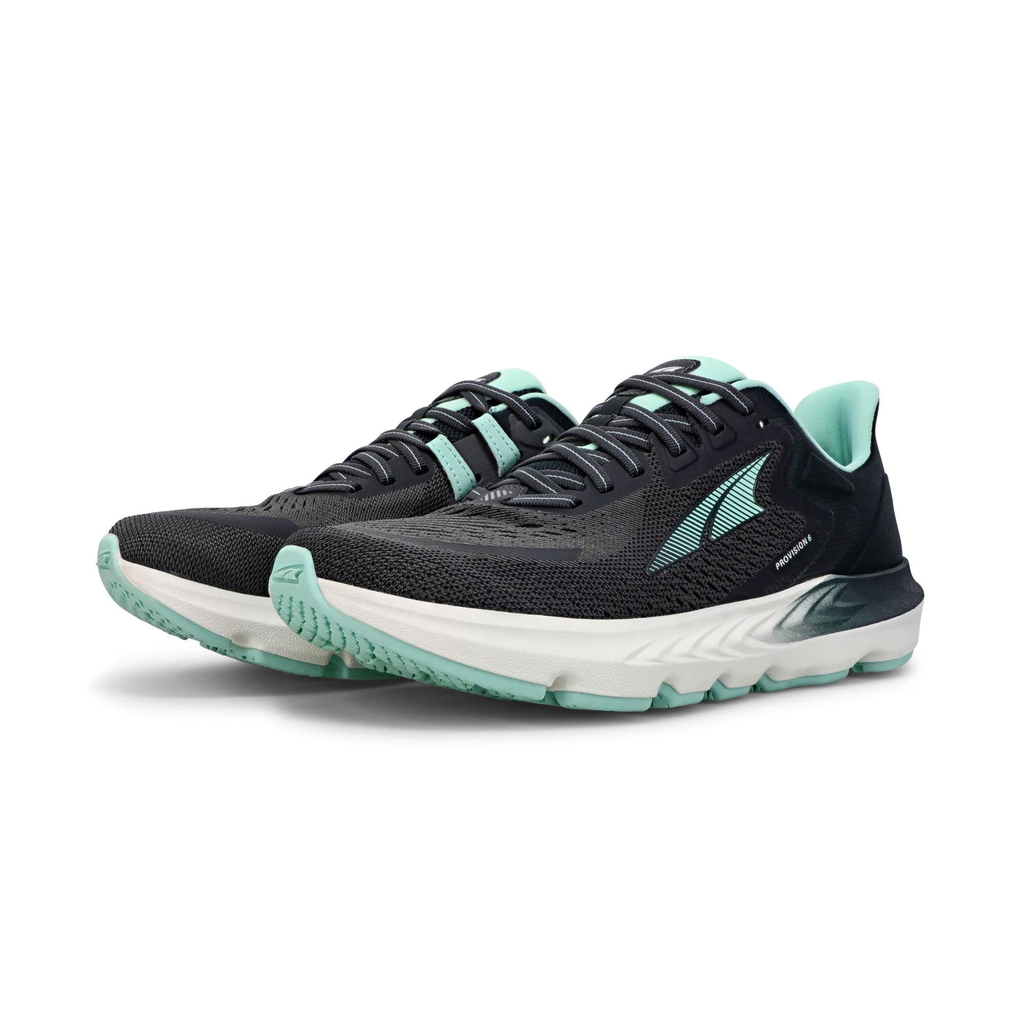 ALTRA Women's AL0A5488 Provision 6 Road Running Shoe, Black/Mint - 10.5 W US