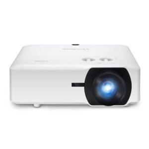 viewsonic ls920wu 6000 lumens wuxga laser projector for 300 inch screen, dual hdmi, 4k hdr/hlg support, 1.6x optical zoom for business and education