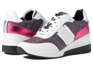 michael kors mabel trainer merlot multi 9 m