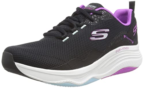 Skechers D'lux Fitness Women Walking Shoes Black/Multi (us_Footwear_Size_System, Adult, Women, Numeric, Medium, Numeric_8_Point_5)