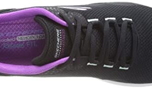 Skechers D'lux Fitness Women Walking Shoes Black/Multi (us_Footwear_Size_System, Adult, Women, Numeric, Medium, Numeric_8_Point_5)