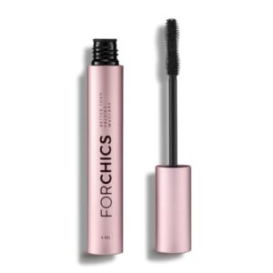 forchics better than falsies mascara | eyelash growth mascara that heals | volume & length | moisturizing black mascara for sensitive eyes