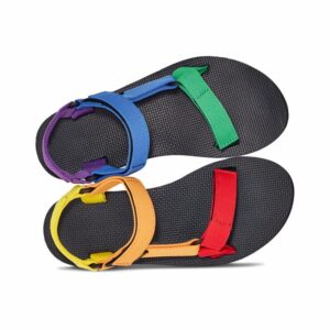 Teva Women's Universal Pride Sandals, Rainbow Multi, 9