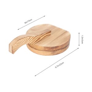 Generic Wood Tortilla Press Dough Presser Square Mexican Tortilla Dumpling Press Maker Tortilla Maker For Crepe Pancake Pan Crispy Popiah Brown