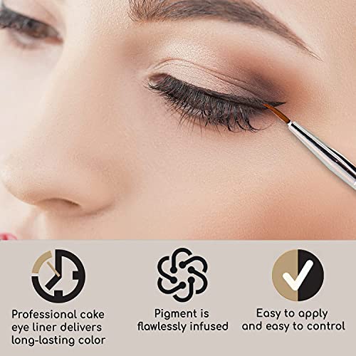 JUST FOR REDHEADS Professional Cake Eyeliner - (Includes Eyeliner Brush)