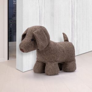 swisselite cute decorative weighted door stopper for home and office compact animals décor door stopper with soft fabric