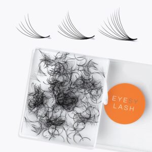 eyesy lash 500 promade fans | 5d 0.07 size 12mm curl d | eyesy eyelash extension premade lashes volume lash extensions pro made fans eyelash extensions pestanas pelo a pelo false eyelashes