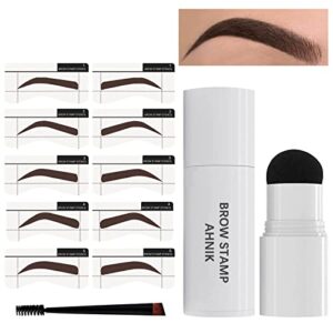 eyebrow stamp stencil kit brow stamp with reusable eyebrow stencil kit eye brow stamping kit eyebrow stamp dark brown