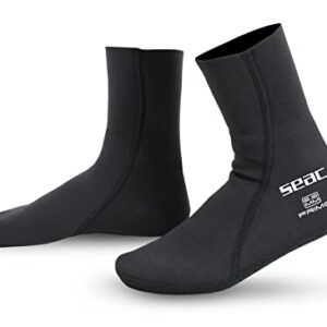 SEAC Prime, 2 mm neoprene, nylon-lined diving socks