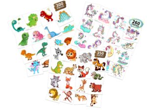 metker kids temporary tattoo stickers spree, including all themes.