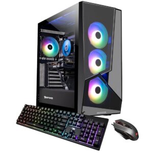 ibuypower pro gaming pc computer desktop tracemr 216i (intel i7-11700f 2.5ghz, geforce rtx 3060 12gb, 16gb ddr4 ram, 480 gb ssd, wifi ready, windows 11 home)