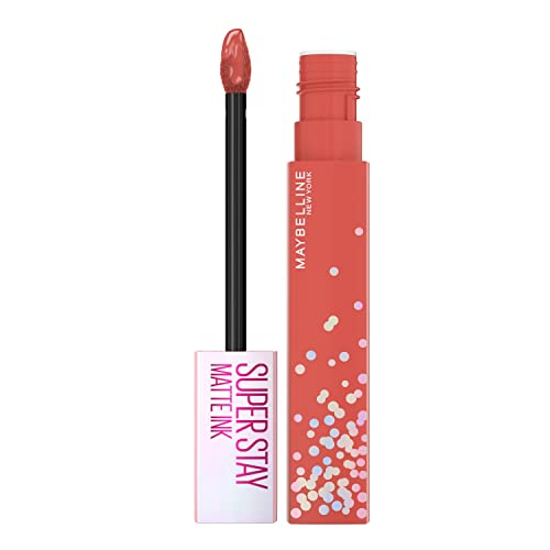 Maybelline New York Super Stay Matte Ink Liquid Lipstick, Transfer Proof, Long Lasting, Limited Edition Birthday Cake Scented Shades, Show Runner, 0.17 Fl Oz