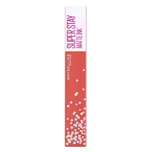 Maybelline New York Super Stay Matte Ink Liquid Lipstick, Transfer Proof, Long Lasting, Limited Edition Birthday Cake Scented Shades, Show Runner, 0.17 Fl Oz