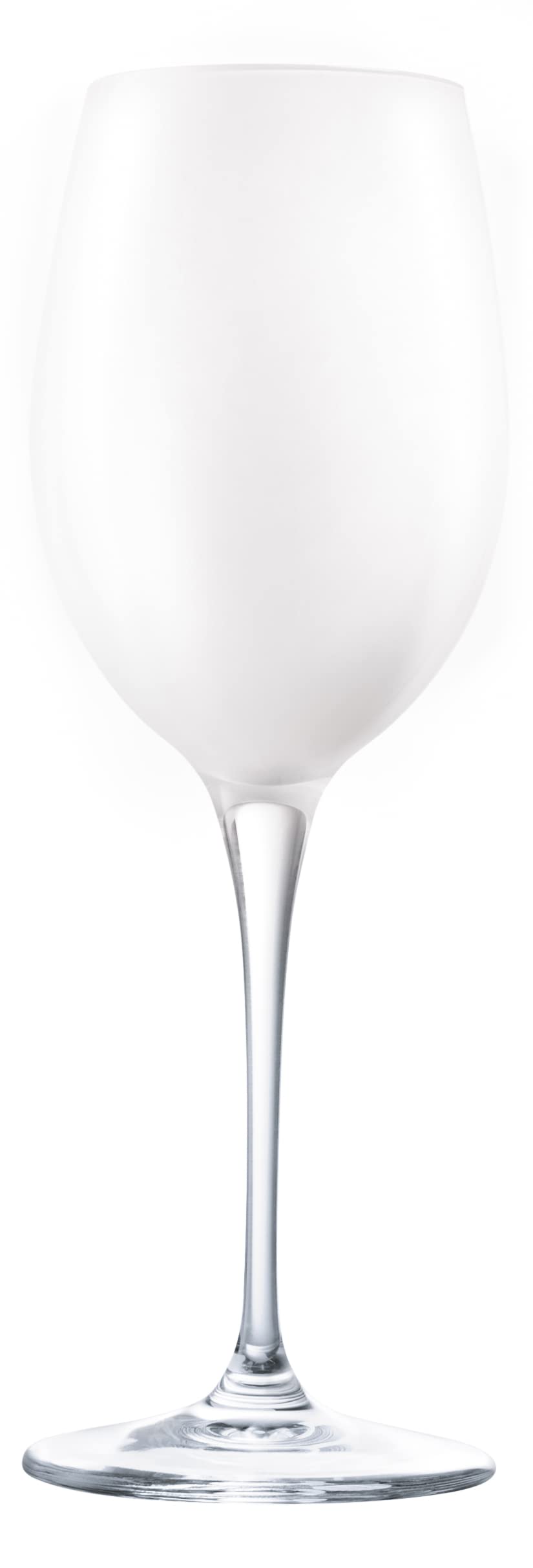 Barski Goblet - White Wine Glass - Crystal Glass - Water Glass - Opal White - Stemmed Glasses - Set of 6 Goblets - 14 oz Made in Europe