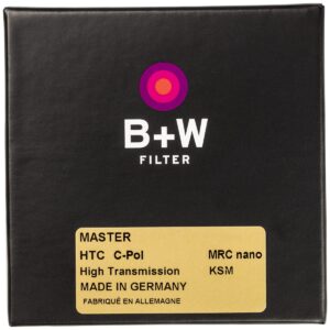 B+W 77mm Master High Transmission Kaesemann Circular Polarizer MRC Nano Glass Filter