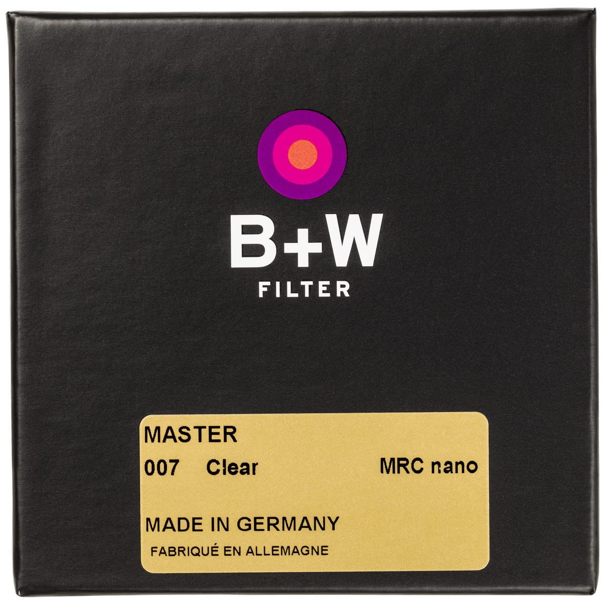 B+W 43mm Master Clear MRC Nano 007M Glass Filter