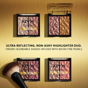 NYX PROFESSIONAL MAKEUP Born To Glow Icy Highlighter Duo - Platinum Status