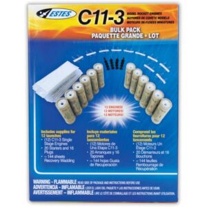 estes rockets c11-3 model rocket engines 12pk