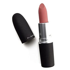 m.a.c. powder kiss lipstick - teddy 2.0 (deep-tone beige),0.1 ounce