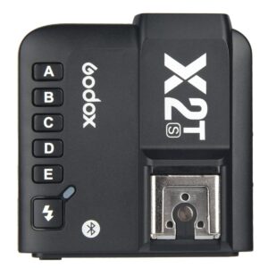 Godox X2T-S TTL Wireless Flash Trigger for Sony, 1/8000s HSS, Bluetooth Connection Supports iOS/Android App Controller, TCM Function, 5 Separate Group Buttons, New Hotshoe Locking, New AF Assist Light