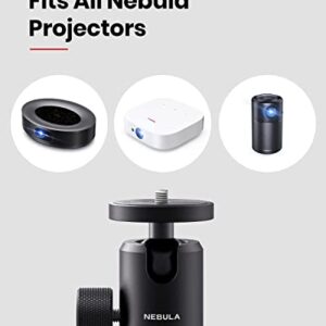 Nebula Capsule II Smart Mini Projector with Anker Nebula Projector Lightweight and Adjustable 3-ft Floor Stand