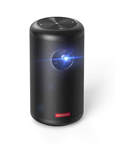 Nebula Capsule II Smart Mini Projector with Anker Nebula Projector Lightweight and Adjustable 3-ft Floor Stand