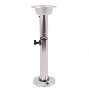 gdrasuya10 adjustable table pedestal stand base for caravan motorhome or boat,adjustable telescopic pedestal 22-28 inch,table pedestal kit for rv marine boat