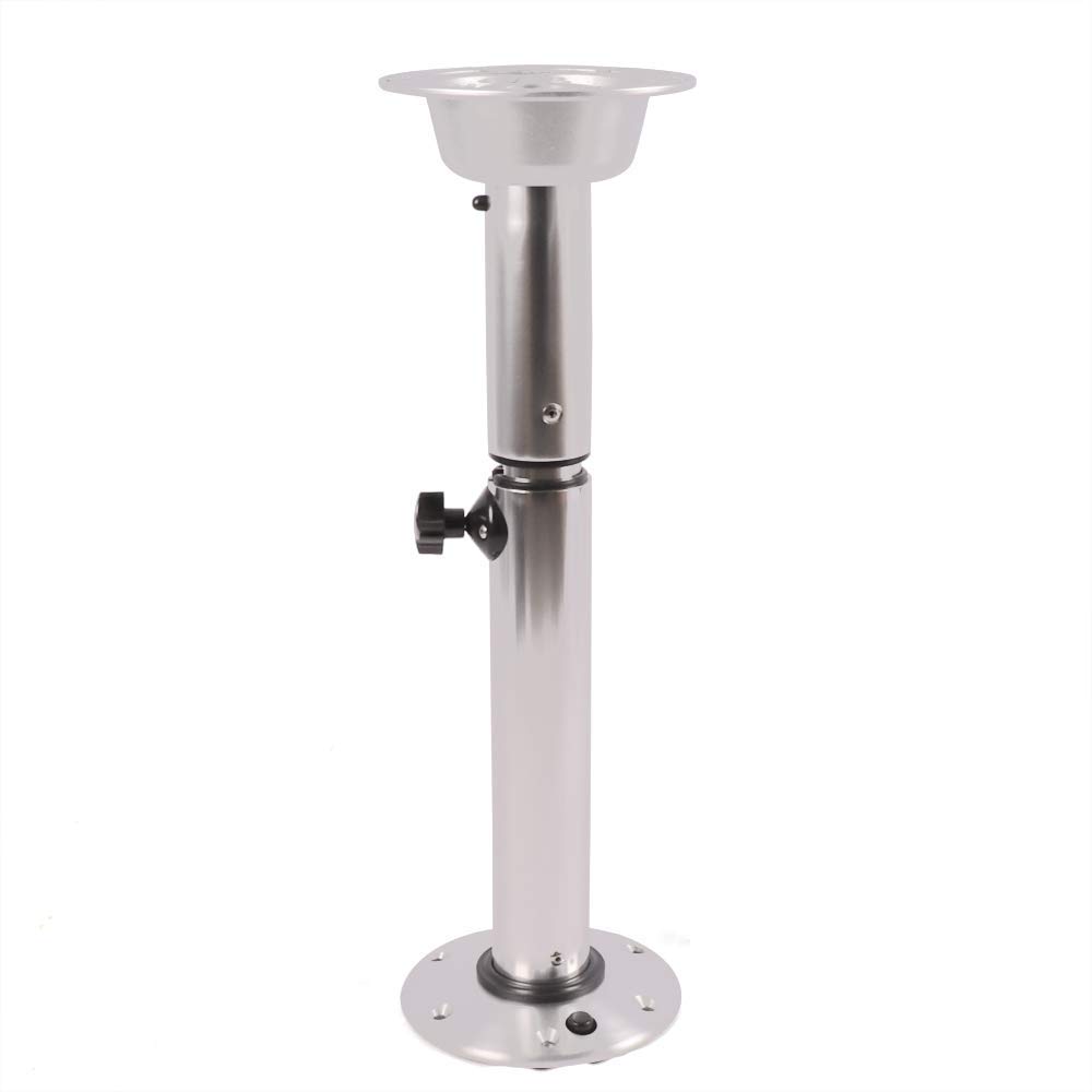 Gdrasuya10 Adjustable Table Pedestal Stand Base for Caravan Motorhome or Boat,Adjustable Telescopic Pedestal 22-28 Inch,Table Pedestal Kit for RV Marine Boat