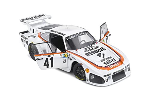 solido S1807201 1:18 Porsche 935 K3#41 24h Le Mans 1979 Collectible Miniature car, Multi