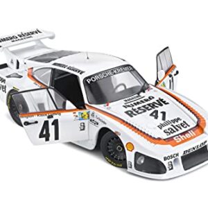 solido S1807201 1:18 Porsche 935 K3#41 24h Le Mans 1979 Collectible Miniature car, Multi