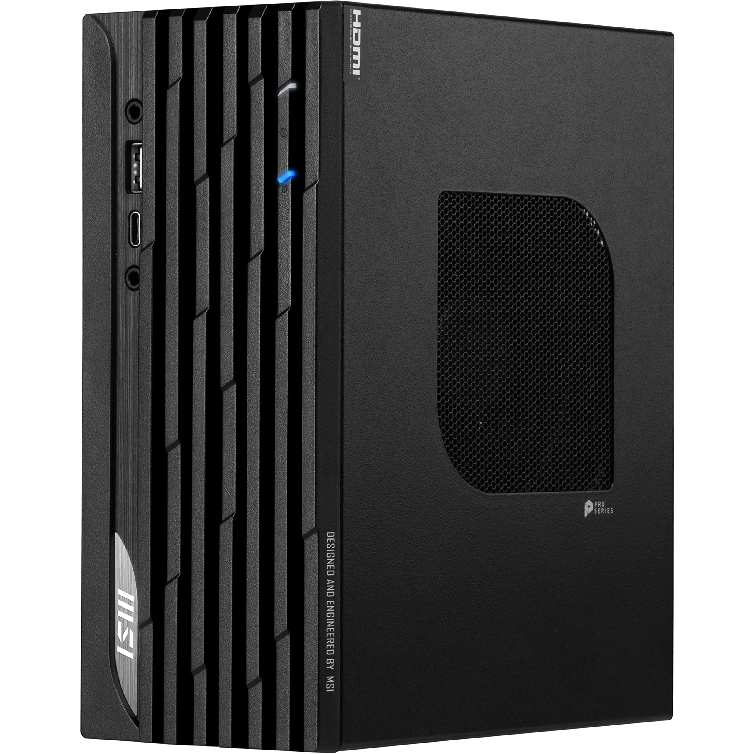 MSI PRO DP20Z (MFF) Desktop, AMD Ryzen R5-5600G, Radeon Vega 7, 8GB' Memory (Dual-CHL), 250GB SSD, WiFi 6, USB Type-C, Windows 10 PRO, 3-YR Warranty (5M-030US)