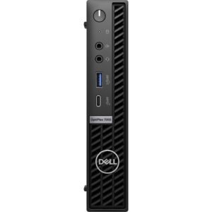 dell optiplex 7000 desktop computer - intel core i7 12th gen i7-12700t dodeca-core (12 core) 1.40 ghz - 16 gb ram ddr4 sdram - 512 gb m.2 pci express nvme 3.0 x4 ssd - micro pc - black