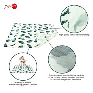 Joyo roy 53" Baby Floor Mat Splat Mat High Chair Mat Waterproof Mat Play Mat Toddlers Splat Mat for Under High Chair Kids Placemats for Dining Table High Chair Mat for Floor Mat for Under High Chair