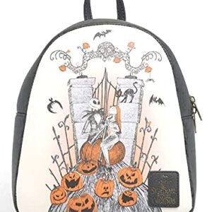 Loungefly The Nightmare Before Christmas Jack & Sally Graveyard Mini Backpack