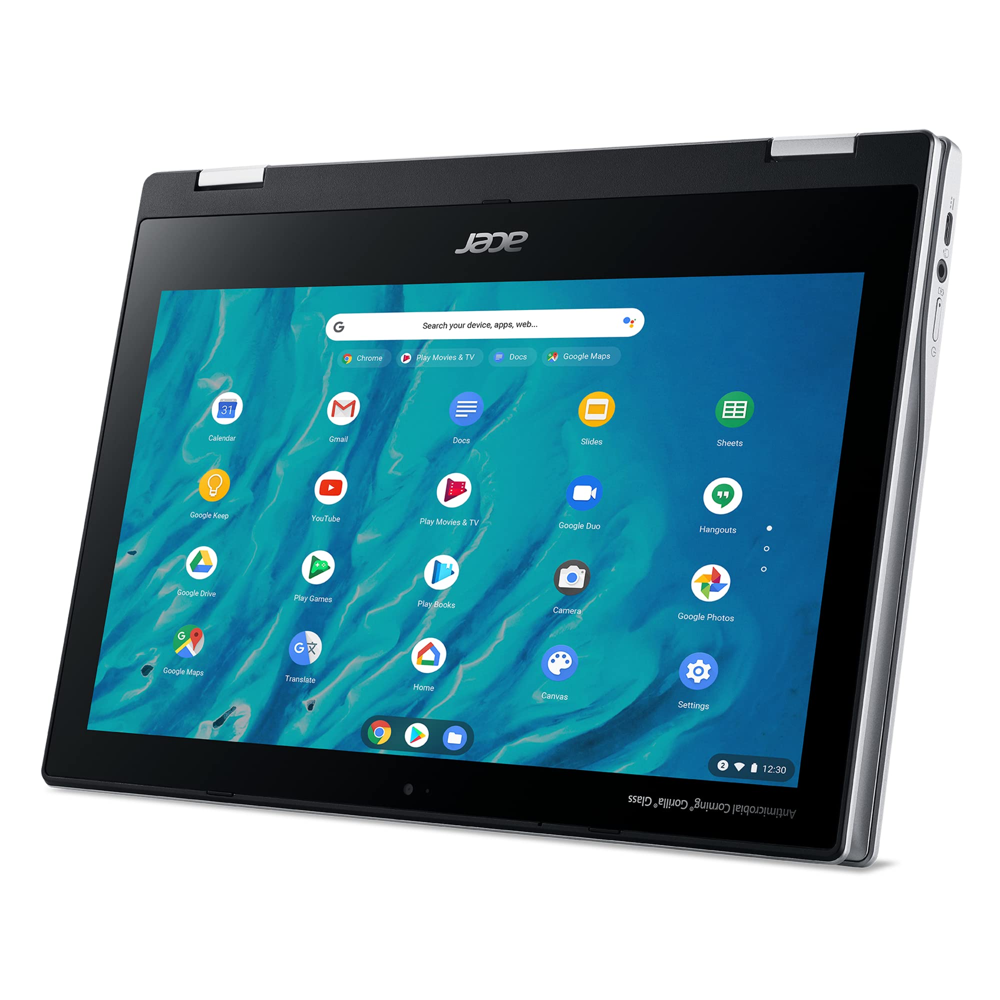 acer Newest Chromebook Spin 311 Convertible Laptop, MediaTek MT8183C 8-Core Processor, 11.6" HD Touchscreen, 4GB LPDDR4X, 32GB eMMC, WiFi 5, Bluetooth, Chrome OS, Silver, w/GM 64GB SD Card