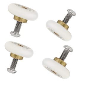 4pcs x shower door rollers,roller diameter 19/23/25mm for the bathroom pan glass sliding door pulleys/runners/wheels (25mm)