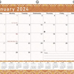 2024 Calendar 12 Months Student Calendar/Planner for 3-Ring Binder, Desk, or Wall -v025