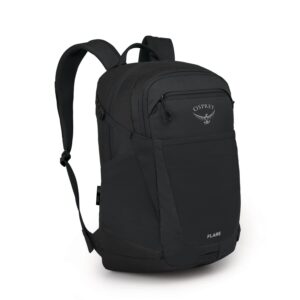 Osprey Flare Everyday Laptop Backpack, Black